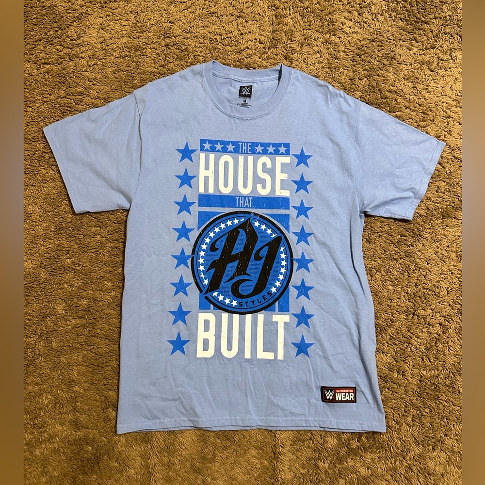 Vintage Wwe Aj “House That Aj Built” 2018 Size Medium - Gem